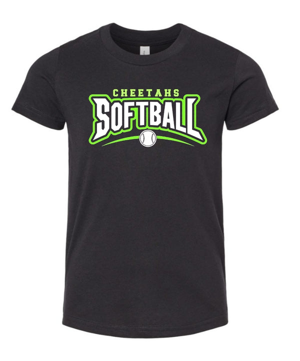 Cheetah Softball Tee – Skelly Designs & Co